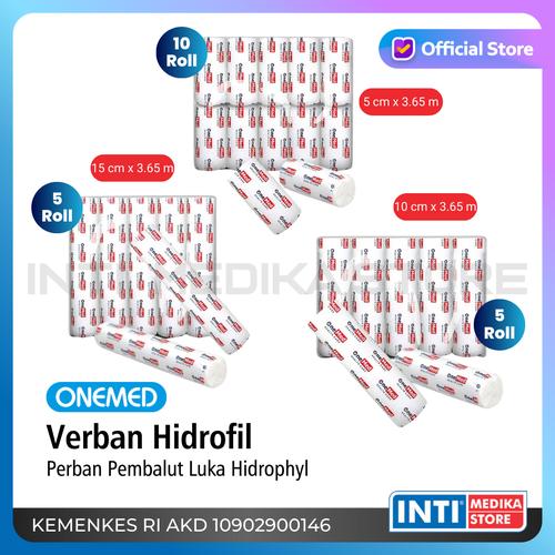 Jual ONEMED - Verban Kasa Hidrofil Steril | Perban Pembalut Luka ...
