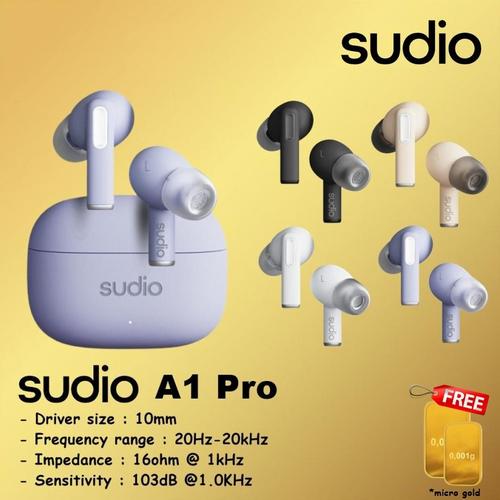 Jual Sudio A1 Pro True Wireless Bluetooth Earbuds ANC Multipoint A1Pro - Sand - Jakarta Selatan ...