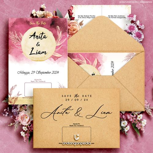 Promo Undangan Pernikahan Laminating / Laminasi Glossy, Jasmine ...