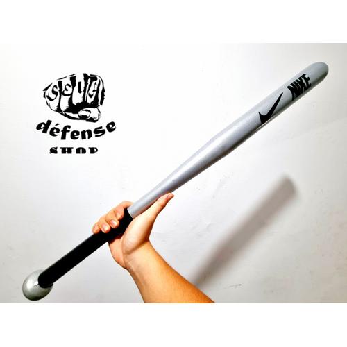 Jual Tongkat Baseball Bat Besi Stick Bisbol Baja Silver 30 Inch " Self ...