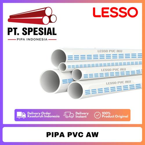 Jual Pipa PVC AW Standard Lesso 1/2 inch - 12 inch / Pipa PVC Lesso ...