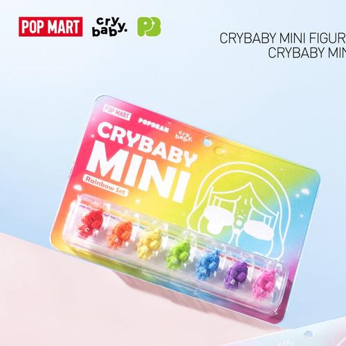 Jual POP MART - POP BEAN CRYBABY CRY BABY Mini Figure Rainbow Set ...