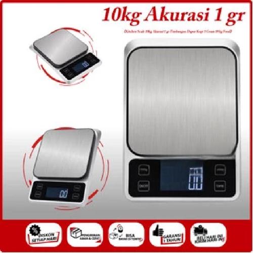 Jual Kitchen Scale 10kg Akurasi 1 gr Timbangan Dapur Kopi 1 Gram 10 kg Food - Jakarta Barat ...