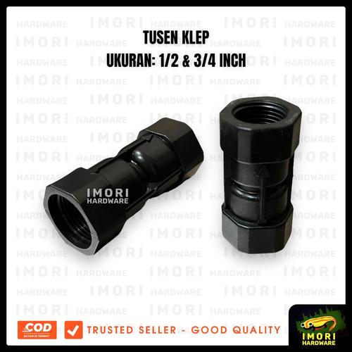Jual Tusen Klep PVC Hitam 1/2 3/4" Tosen Tussen Foot Valve - 1 - Kota ...