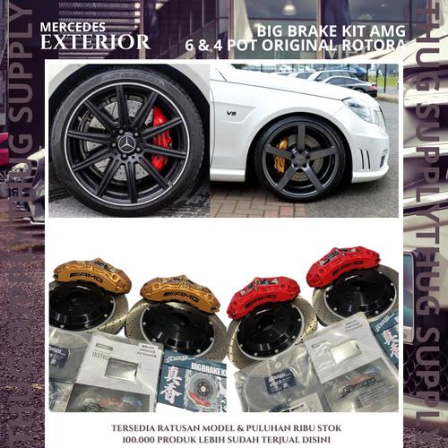 Jual PNP BBK BIG BRAKE KIT AMG ORIGINAL BY ROTORA 6 4 POT MERCEDES MERCY BENZ W204 W212 W218 ...