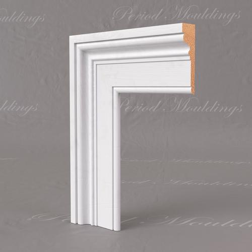 Jual ARCHITRAVE acitrap lis profil kayu MERBAU oven berkualitas tinggi ...