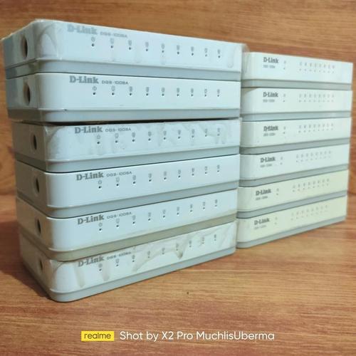 Jual Switch Hub 8 Port Gigabit D-Link Dgs 1008A - Dlink 8Port Ethernet ...
