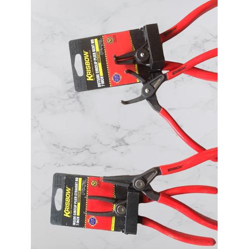 Jual Krisbow Tang Snap Ring Circlip Straight HD - Bend HD 7 Inch - Kota ...