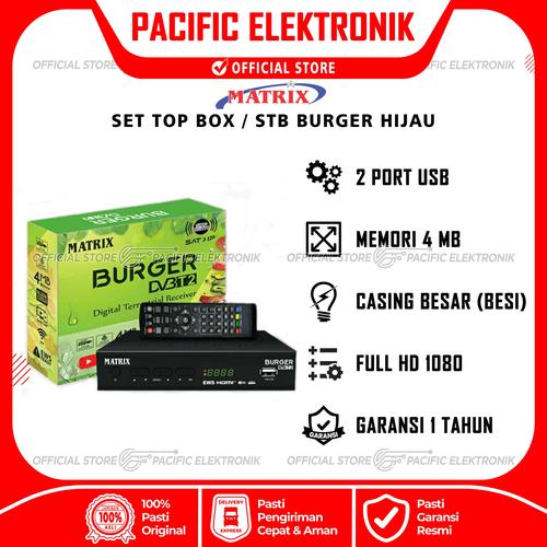 Jual Set Top Box / STB Matrix Burger Hijau - Kota Jambi - Pacific ...