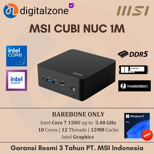 Promo MINI PC MSI CUBI NUC 1M - Core 7 150U RAM SSD | MSI CUBI NUC Core 7 150U FULL - 32GB/1TB ...