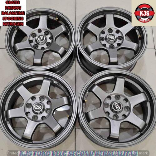 Jual MENJUAL VELG RACING SECOND MODEL HSR TOKYO RING 14 LEBAR 6 RATA LOBANG PCD 4X100-4X114,3 ...