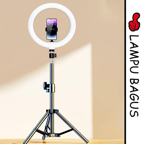 Promo RING LIGHT LED / Make Up Lampu Ringlight /Tripod Hp 2.1 Meter ...