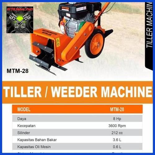 Jual AUTO Spare-Part MATSUMOTO Mesin Bajak Sawah Mini MTM28 WITH ENGINE ...