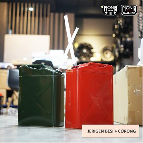 Jual Jerigen Besi Bensin Solar Army NATO MILITARY Steel Jerrycan Tanki ...