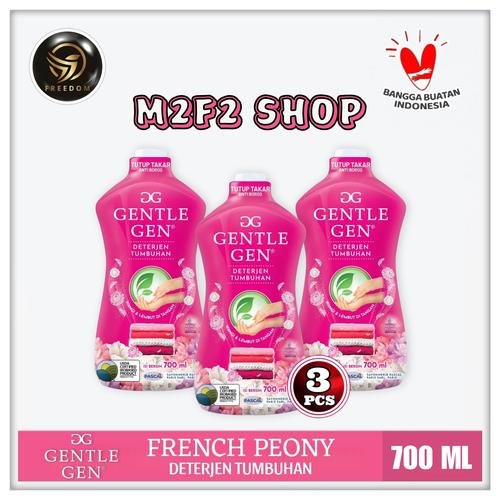 Jual Gentle Gen Deterjen Tumbuhan Cair Konsentrat French Peony | Merah ...