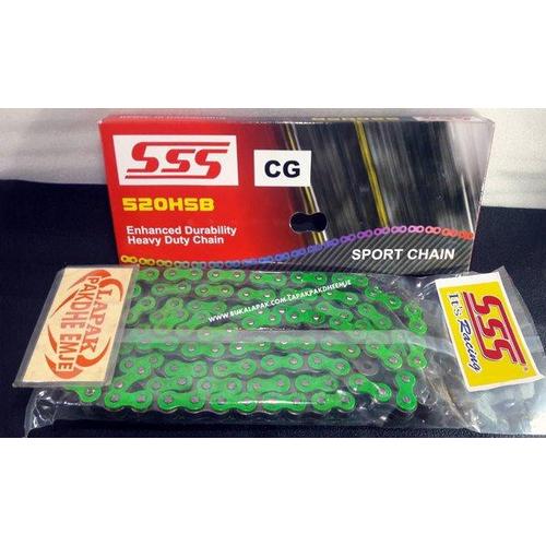 Jual Rante Rantai Sss 520 120 Sss Original Warna Hijau Green 520Hsb ...
