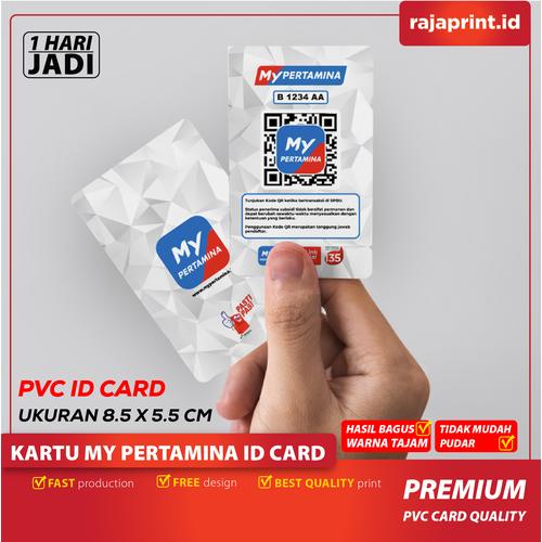 Jual KARTU ID CARD BBM SUBSIDI MY PERTAMINA CETAK KARTU MY PERTAMINA PRINT ID CARD MY PERTAMINA ...