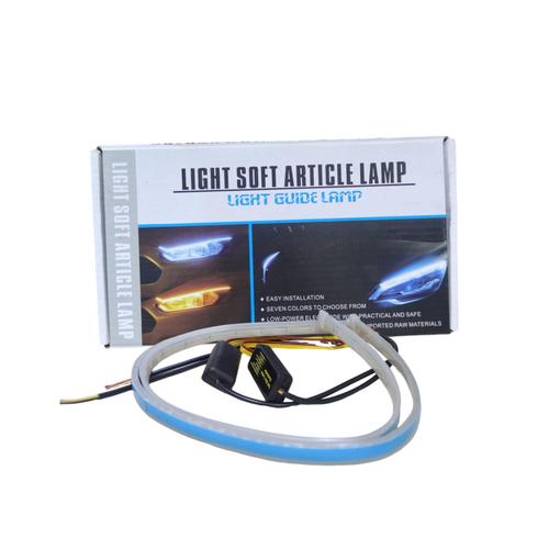 Jual LAMPU LED ALIS DRL FLEXSIBLE 60 CM SEIN RUNNING 12 VOLT 24 VOLT ...