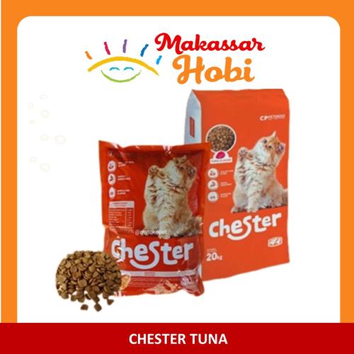 Jual Chester Tuna Cat Food 1kg Makanan Kucing Kering All Stage Repack 1 ...
