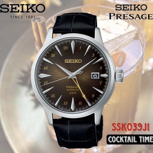 Jual SEIKO PRESAGE SSK039 SSK039J1 RUSTY NAIL DIAL COCKTAIL TIME GMT ...