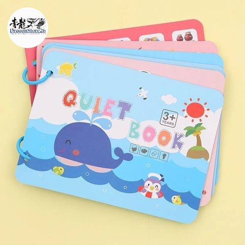 Jual Quiet Book Anak / Quiet Book Activity Busy Book Velcro Buku Mainan ...