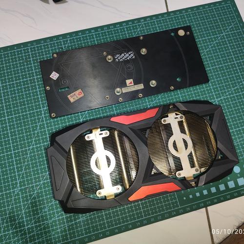 Jual 1 set Fan Casing Heatsink RX 580 570 480 470 POWERCOLOR Original ...