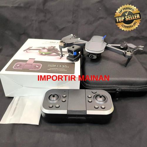 Jual DRONE BRUSHLESS S5S DUAL CAMERA 8K OPTICAL FLOW SENSOR ANTI TABRAK - B5 hitam 2 lipo ...