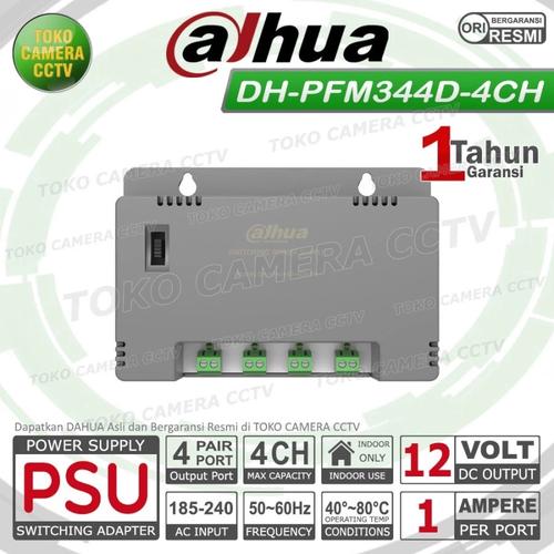 Jual POWER SUPPLY DAHUA 4 KAMERA PSU ADAPTOR CCTV 4CH 4 PORT - Kota ...