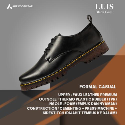 Promo Sepatu Low Boots Kulit Docmart Formal Casual Pria Wanita ARF Luis ...