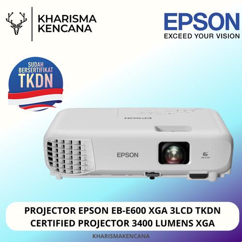 Jual PROJECTOR EPSON EB-E600 XGA 3LCD TKDN CERTIFIED PROJECTOR 3400 LUMENS XGA - Kota Malang ...