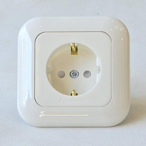 Jual PANASONIC STOP KONTAK CP 1 GANG WEJP 1121 7 / WEJP1121-7 WIDE ...