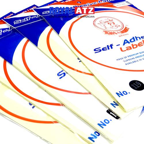 Jual Label Stiker Putih Tom & Jerry Label Nama / Undangan Persegi - No ...