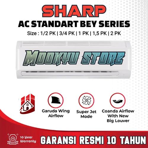 Jual AC SHARP 1/2 PK AHA5BEY | FAST COOLING Hemat Daya 349 Watt | FREON ...