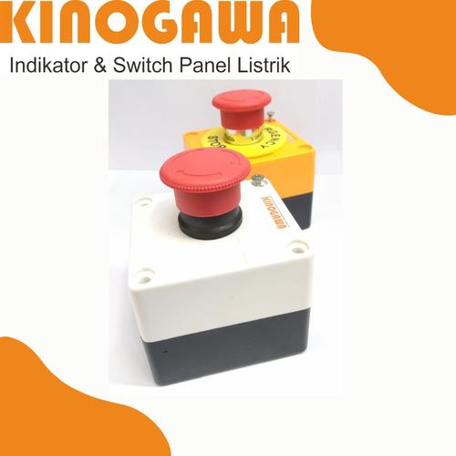 Jual Saklar Emergency Stop + Box - Panel Box - Kuning+ES542, Tambah ...