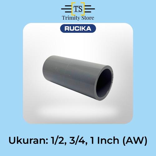 Jual Sok / Socket / Sambungan Pipa PVC (AW) Ukuran 1/2" 3/4" 1" Inch ...