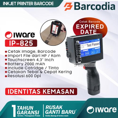 Promo Printer Portable Handheld Inject MFG EXP - Iware IP825 / IP-825 ...