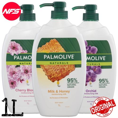 Jual PALMOLIVE Naturals Body Wash 1 L-Cherry Blossom/Milk&Honey/Orchid ...