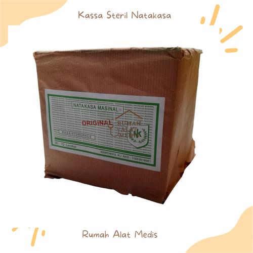 Jual Per Box Besar / Kecil / Kassa Steril Natakasa Masinal 16cm × 16cm ...