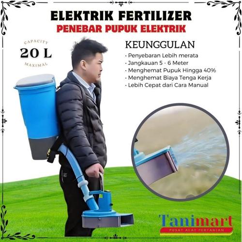Jual P R O M O Penebar Pupuk Elektrik / Elektrik Fertilizer / Kocor ...