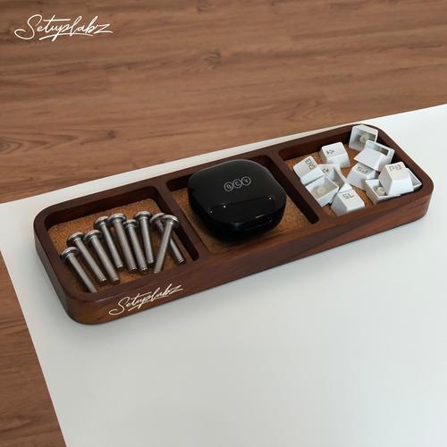 Promo Setuplabz Mini Wooden Desk Tray / Desk Storage / Desk Organizer ...
