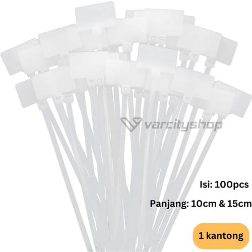 Jual Kabel Tis Label Marker Cable Ties Name Tag Label Tali Pengikat ...