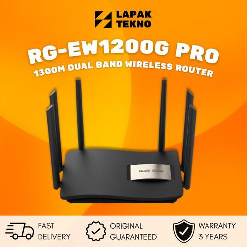 Jual Rg-Ew1200G Pro Ruijie Reyee Dual Band Wireless Router - Kota ...