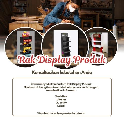Jual Rak Display Produk Gondola Custom Rack ( Bisa Custom Desain ...