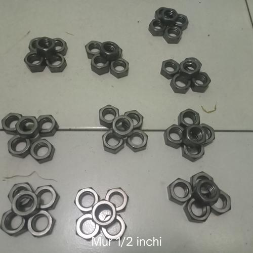 Jual Mur besi 1/2 inchi yang sering di gunakan untuk angkur atau ...