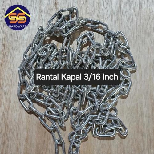 Jual RANTAI KAPAL BESI 3/16" inch Rantai Besi Galvanis Harga per Meter ...