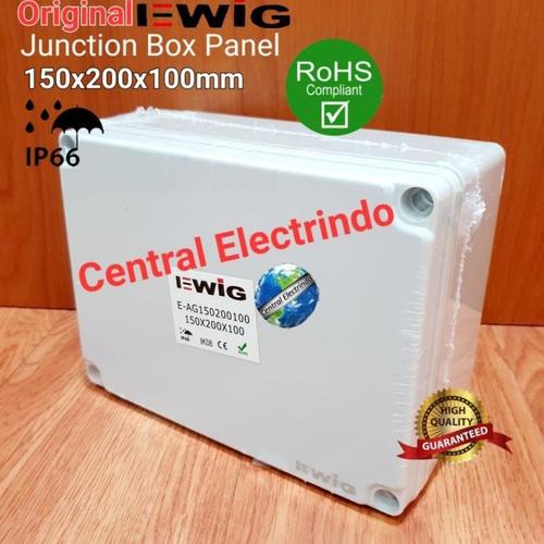 Jual Junction Box AG 150×200×100mm Box Panel Plastik ABS EWIG Polos ...