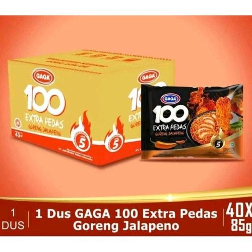 Jual Terjangkau Mie Gaga 100 Extra Pedas Goreng Jalapeno 85G ( 1 Dus ...