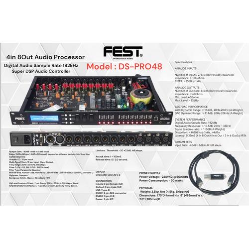 Jual DLMS / Speaker Management FEST / AUDIO PROCESSOR 4 IN 8 OUT DS ...