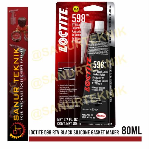 Jual LOCTITE 598 RTV Black Silicone Gasket Maker / Pasta Sealant Hitam ...