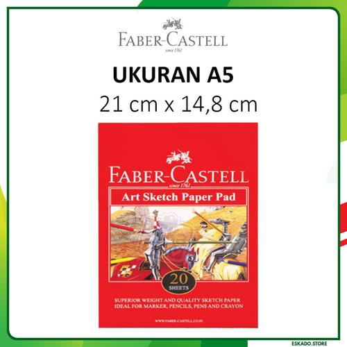 Jual Buku Gambar Faber Castell A5 / Buku Gambar A5 (20 Lembar ...